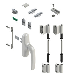 Giesse | Fasteners | KIT FOR ONE-WAY SASH CLOSING | FAC_KIT_ANTA ...