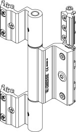 Giesse | Hinges | PROXIMA 3-WING FLUSH OUTWARD OPENING HINGE | 01805