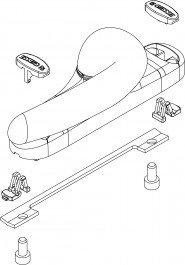 Giesse | Handles | Facades, Windows | UNICA CW2 CREMONE OFF SET HANDLE